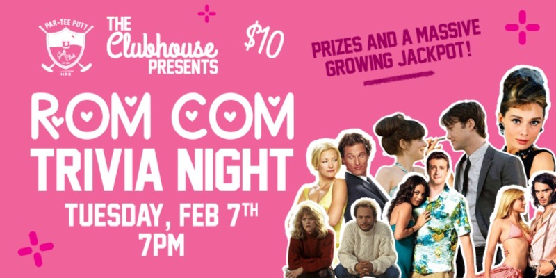 Par-Tee Putt Vancouver Presents: Rom Com Trivia - AdmitONE Community